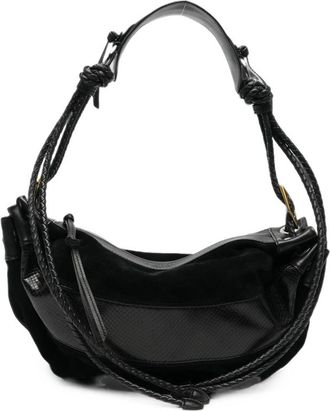 Isabel Marant Medium Maia Braided-strap Panelled Shoulder Bag