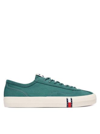Tommy Jeans Sneakers aus Stoff Archive Vulc EM0EM01760 Gr&uuml;n