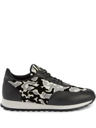 Giuseppe Zanotti baskets à lacets Jimi Running - Noir