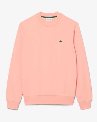Lacoste Sweatshirt in Fleece-Qualit&auml;t mit Krokodil-Aufn&auml;her, Classic Fit in