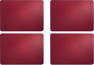 ASA Selection 7808420 Lederoptik Tischset, 46 x 33 cm, Polychlorid, magnolie (4 St&uuml;ck)