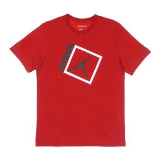 Nike Jordan Homme, Tops, Rouge, Taille: L Jumpman Box Short-sleeve Tee