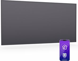 Klarstein Infrarotheizung 770W - Wandmontage, Smart WiFi Steuerung, Thermostat, IP24 Wasserdicht, IR ComfortHeat, 95% Energieeffizienz, &Uuml;berhitzungsschutz, f&uuml;r 