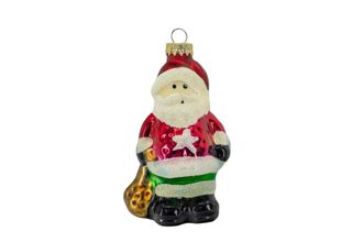 Krebs Glas Lauscha Weihnachtsdekoration/Christbaumschmuck aus Glas - Minifigur Stern - Weihnachtlicher Stil - Gr&ouml;&szlig;e: ca. 9 cm