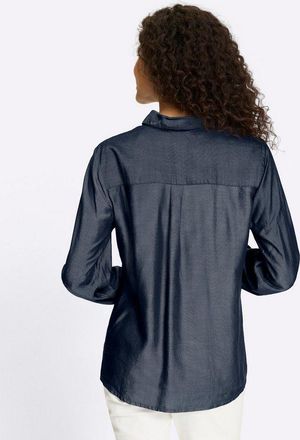 Heine Klassische Bluse Bluse Langarm