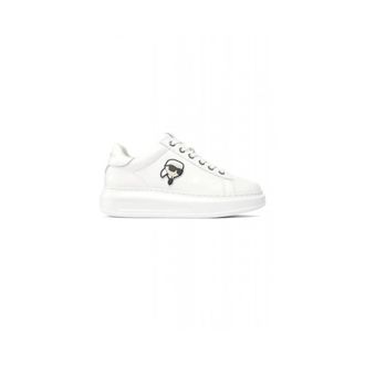 Karl Lagerfeld Kapri Leder-Sneakers - - Shoes - Damen - Wei&szlig; - 41 EU