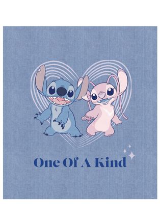 Komar Wandbild- Stitch One of a Kind - Gr&ouml;&szlig;e 50 x 70 cm - Disney, Wandbild, Kunstdruck, Poster, Kinderzimmer, Blau