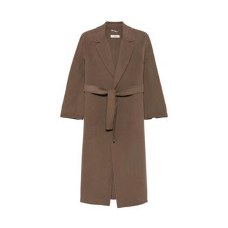 Max Mara Femme, Manteaux, Brun, Taille: 40 FR Manteau Ceintur&eacute;