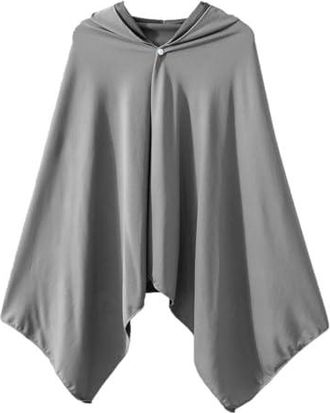 Generic Manteau de soleil, manteau &agrave; capuche doux, portable, l&eacute;ger | Cape de ch&acirc;le fra&icirc;che pour lalpinisme et les sports de plein air, habill&eacute; pour homme et f