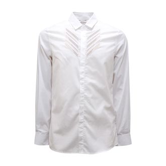 Neil Barrett I6004 Camicia Slim Fit Hemd - - Shirts - Herren - Wei&szlig; - XL