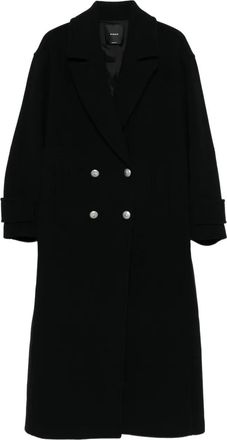 Pinko manteau à boutonnière croisée - Noir