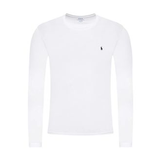 Polo Ralph Lauren Langarm T-Shirt mit Besticktem Logo - - Tops - Herren - Wei&szlig; - XL