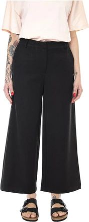 Minimum Femme, Pantalons, Noir, Taille: 42 FR Wide Pantalons