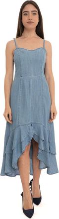 Guess Femme, Robes, Bleu, Taille: 44 FR Marina Strap Dress