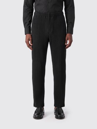 Homme Pliss&eacute; Issey Miyake Plissierte Slim-Fit-Hose Homme Pliss&eacute; Issey Miyake mit elastischem Bund