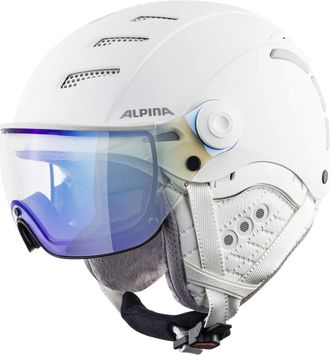 Alpina Alpina Jump 2.0 V - Sicherer, Stoßabsorbierender & Individuell Anpassbarer Skihelm Für Erwachsene, White matt, 59-61 cm