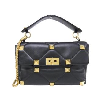 Valentino Pre-owned Garavani Lamb Shoulder Bag - - Pre-owned - Damen - Schwarzk - ONE SIZE