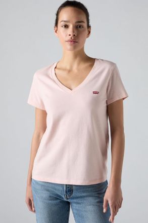 Levi's Das perfekte T-Shirt mit V-Ausschnitt - Damen - Rosa / Rosa