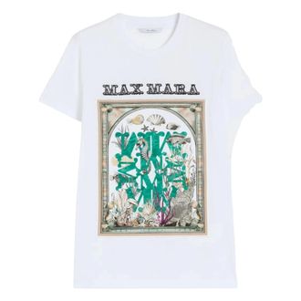 Max Mara Femme, Tops, Multicolore, Taille: 38 FR Cotton Jersey T-Shirt