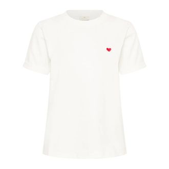 Kaffe T-shirts - Femme - Tops - Blanc - Taille: 36 FR