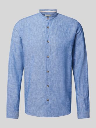 Tom Tailor Regular Fit Freizeithemd aus Leinen-Baumwoll-Mix