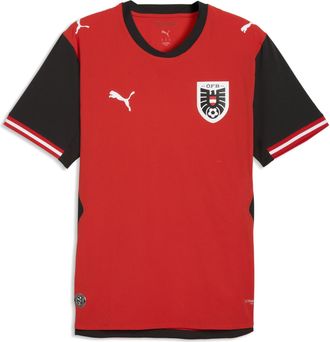 Puma Maillot Authentic Home Autriche 2026 Homme, Accessoires, Rouge, 3XL