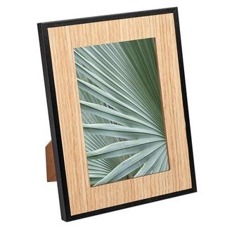 Walther Design Bilderrahmen Good Portraitrahmen, 13x18 cm, Natur/schwarz, RF318B