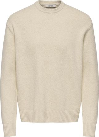 Only & Sons Herren Pullover 22033783 Oatmeal XL