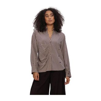 Summum Bluse Two Tone Stripe - - Blouses & Shirts - Damen - Mehrfarbig - XL