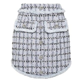 Philipp Plein Femme, Jupes, Bleu, Taille: 36 FR Mini-jupe