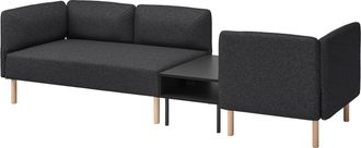 IKEA LILLEHEM 3er-Sitzelement mit Ablage
