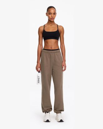 Arket Jogginghose Aus Frottee -Braun