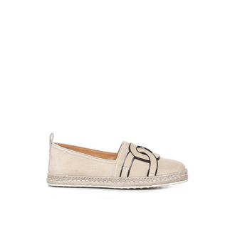 Tod's Stilvolle Wildleder-Espadrilles - - Shoes - Damen - Beige - 36 EU