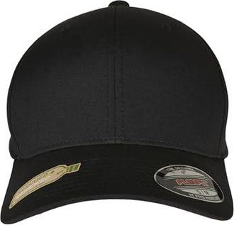 Flexfit Casquette de Baseball Unisexe en Polyester recycl&eacute;, Noir, S/M