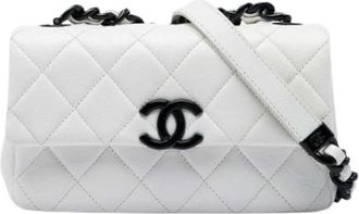 Chanel Pre-owned Vintage Flap Bag - - Pre-owned - Damen - Wei&szlig; - ONE SIZE