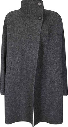 Boboutic Knielanger Mantel - Schwarz