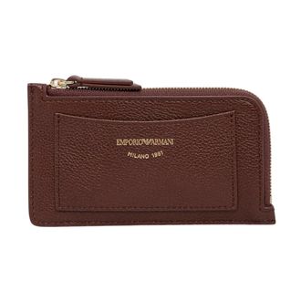 Emporio Armani Mini Wallet - - Accessories - Damen - Braun - ONE SIZE