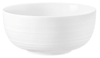 SELTMANN WEIDEN Terra M&uuml;slischale, 15 cm, Runde Servierschale mit spiralf&ouml;rmigem Relief, Sp&uuml;lmaschinen- und mikrowellenfest, Porzellan, Wei&szlig;