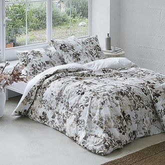 &Eacute;th&eacute;r&eacute;maison Ethere Bettbezug Romain 180 cm, Bettbezug 260 x 240 cm, 100% Baumwolle, Fadenzahl 200, extra weich, mit verdeckten Kn&ouml;pfen