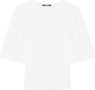 Jacquemus Pull Col Rond - Blanc