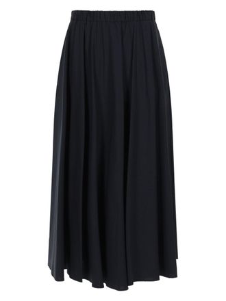 Aspesi Poplin Midi Skirt - Blue