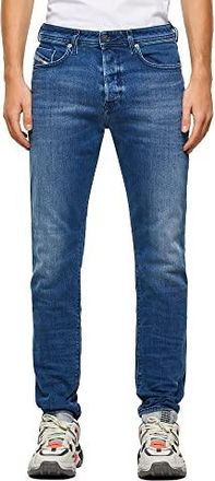Diesel Buster 009MB Regular Slim Tapered Jeans Homme (as4, Waist_Inseam, Numeric_27, Numeric_30, Bleu)