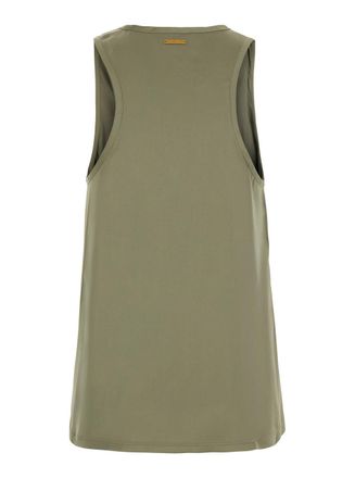 Michael Michael Kors Womens Sleeveless Top Green Polyester Tops