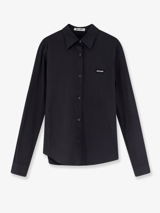 Miu Miu Stretch poplin shirt - MIU MIU - gender_Woman
