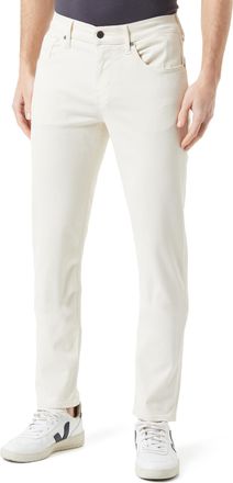 7 For All Mankind Mens Slimmy Tapered LuxPerPluCol Pants, Snow, 38