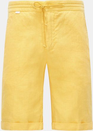 04651/ Herren - Leinen-Bermudas Linen Bermuda gelb
