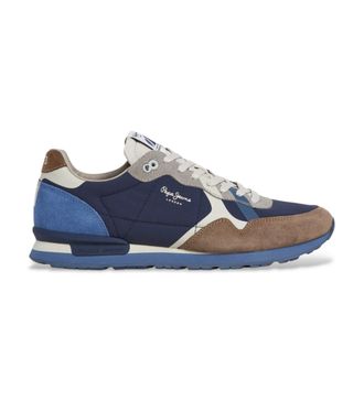 Pepe Jeans London Brit Prints Leder Sneakers