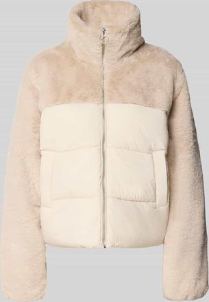 Only Teddyjacke mit Stehkragen