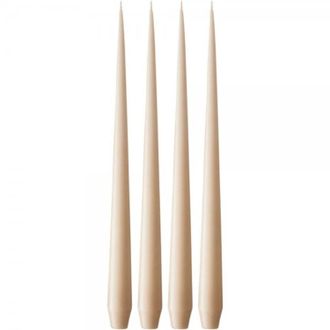 Ester & Erik Taper Candles, Box, 32cm, 4 St&uuml;ck, 11 Ice Latte [SET4]