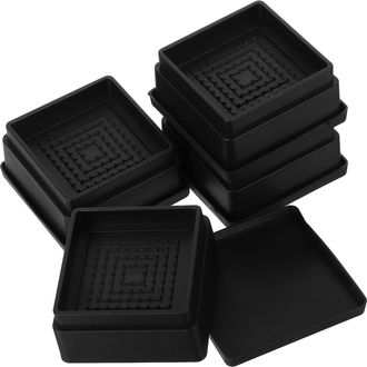 BESPORTBLE 4 St&uuml;ck M&ouml;belf&uuml;&szlig;e aus Rutschfestem Gummi 1 Zoll Stapelbare Bettf&uuml;&szlig;e zur Sofah&ouml;hen Erh&ouml;hung Vielseitige M&ouml;belheber f&uuml;r Sofa Stuhl und Schreibtisch Stab